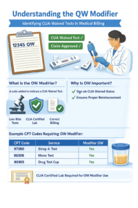 QW Modifier in Medical Billing for CLIA-Waived Tests